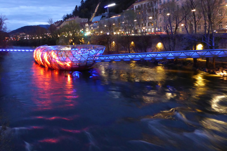 Murinsel Graz | Sehenswürdigkeit | Kunst und Kultur in Graz erleben
