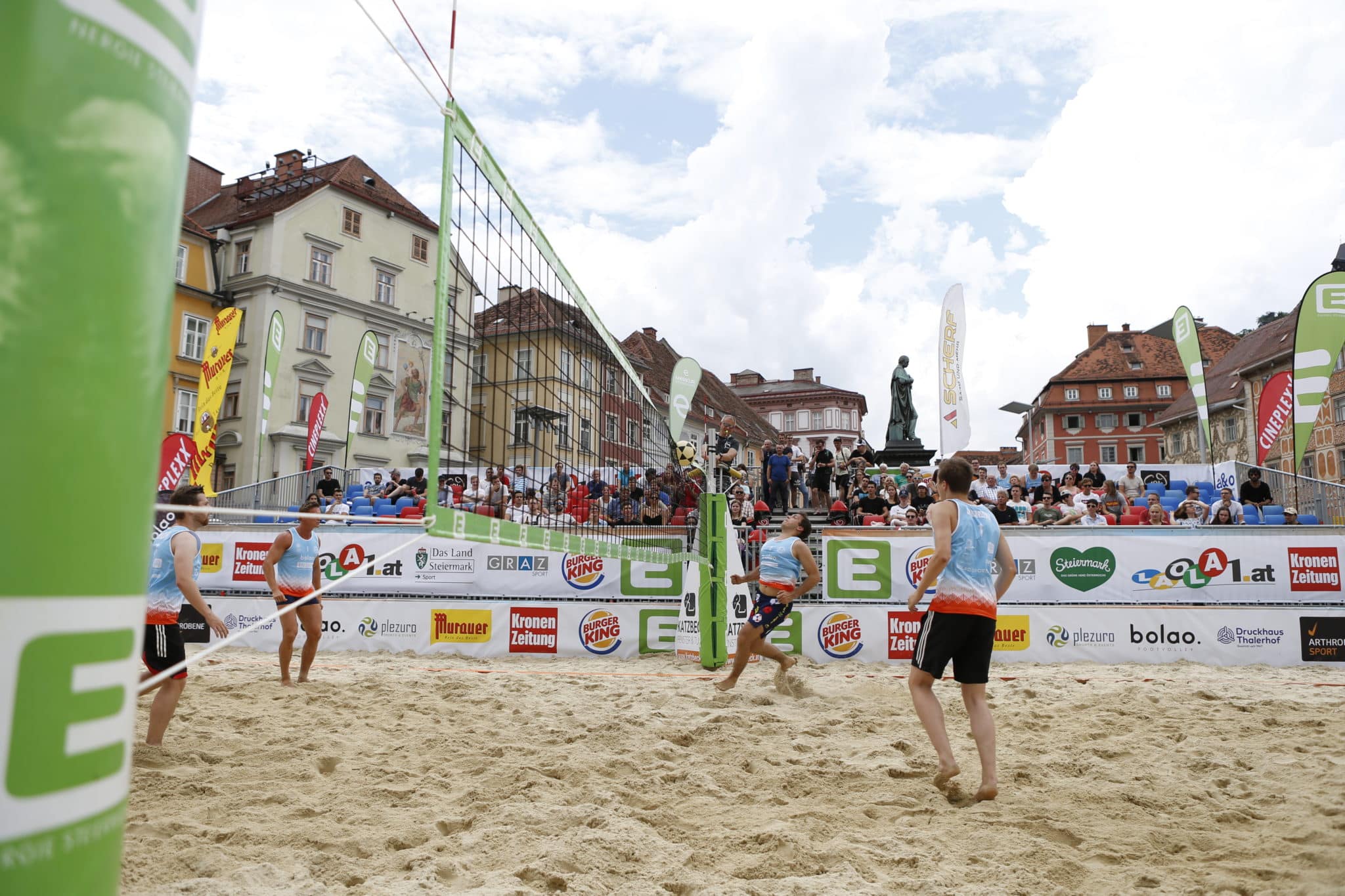 European Footvolley League Graz - Fotos und Infos - Freiheitsplatz