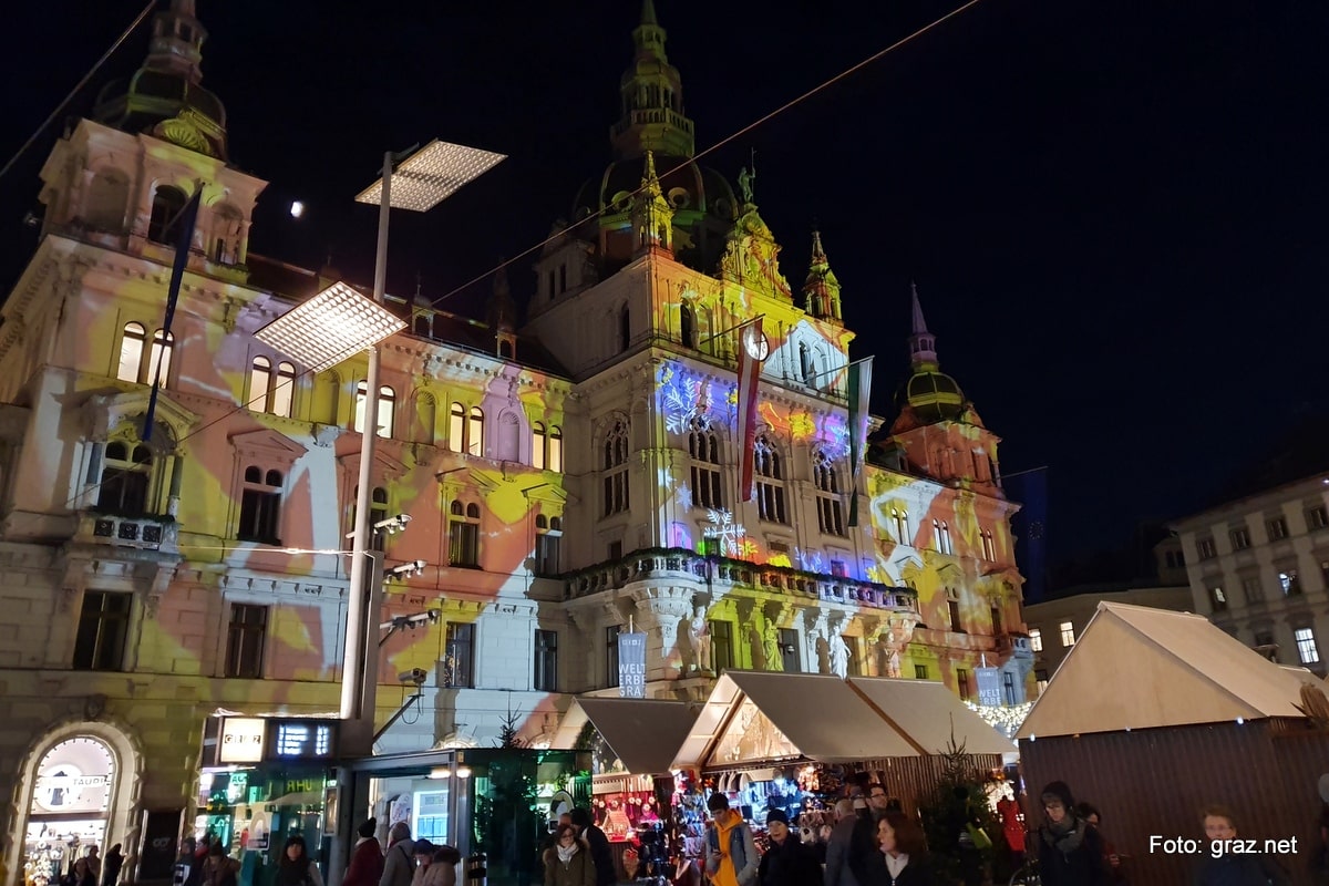 Christkindlmarkt 2021 am Hauptplatz Graz - Advent in Graz - Infos, Fotos