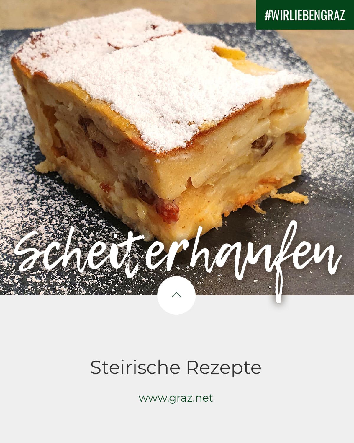 Rezept: Köstlicher Scheiterhaufen mit Äpfel (+ Schneehaube)