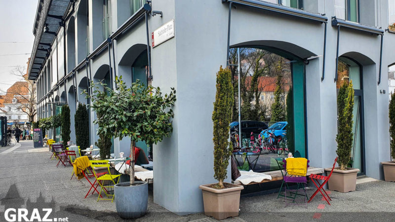 Kunsthauscafé - im Kunsthaus Graz - Bericht, Fotos und Lokalbewertung